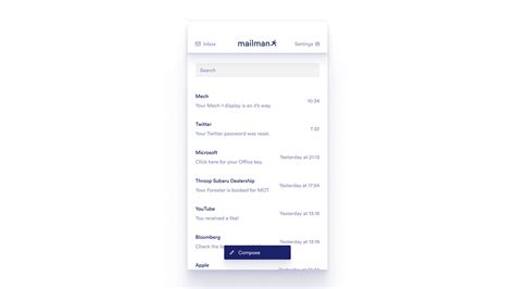 Mailman — Ui And Branding Design Concept On Behance