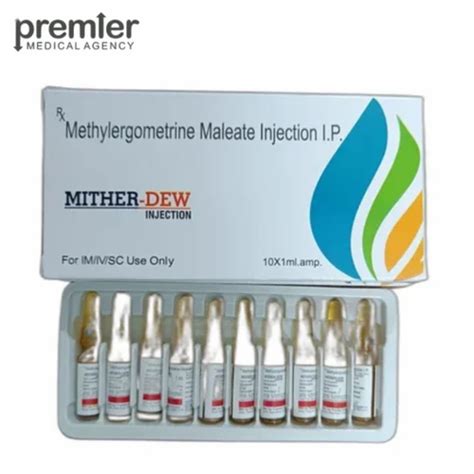 Mither Dew Methylergometrine Maleate Injection Ip For Hospital At