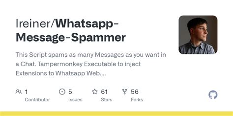 Github Lreinerwhatsapp Message Spammer This Script Spams As Many Messages As You Want In A