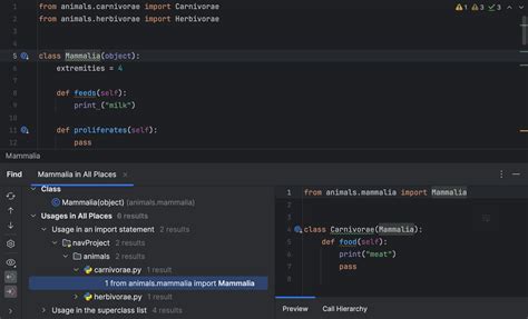 Part 3 Find Usages Pycharm Documentation