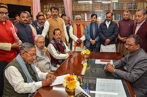 Bjp Veteran Liked By Nitish Kumar Is New Bihar Speaker Political