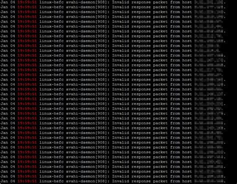handling the problem that opensuse 13 2 os frequently prints avahi
