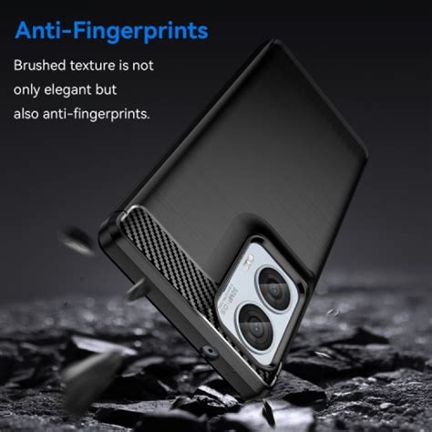 Capa Motorola Edge Fusion Tpu Escovado Preto