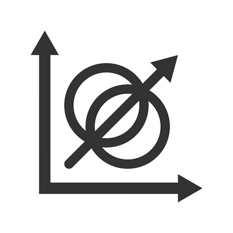 Premium Vector Intersection Graph Icon