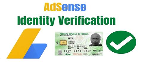 How To Verify Google AdSense Account Using ID Card In Nigeria YouTube