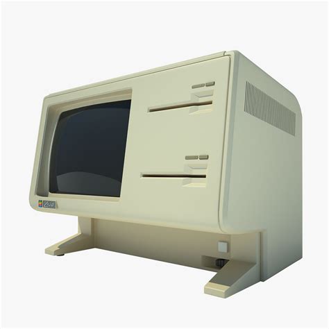 Apple Lisa Computer 3d Model 79 Max Fbx Obj Wrl Free3d