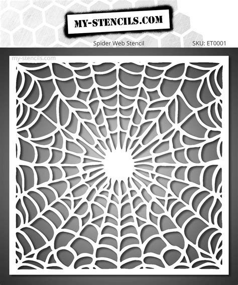 Spider Web Stencil Transform Your Art With A Captivating Effect