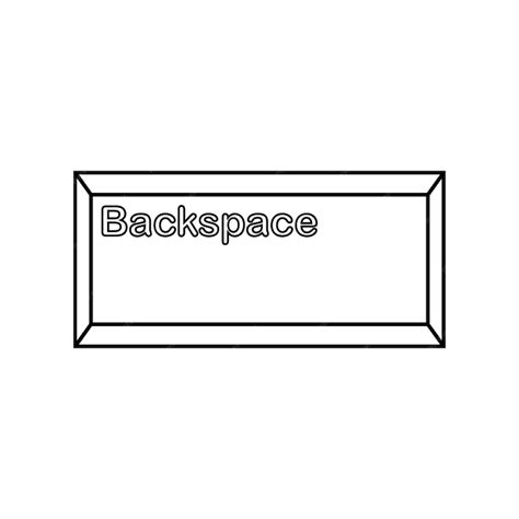 Premium Vector Backspace Button Icon