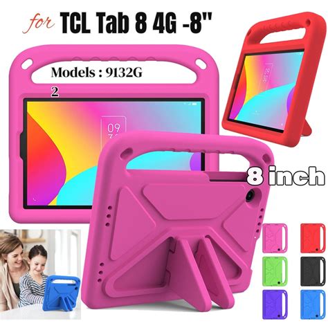 เคสแท็บเล็ต Eva สําหรับ Tcl Tab 8 4g 8 นิ้วเด็กปลอดภัยกันกระแทกป้องกันขาตั้ง Shopee Thailand