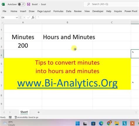Minutes Into Hours And Minutes Advanced Ms Excel Power Query Power Bi Skills For Business