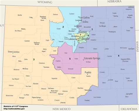 Image Colorado Congressional Districts 113th Congress