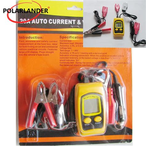 Car Resistance Tester Tool Polarlander Car Fuse Current Resistance Tester Car Diagnostic Tool
