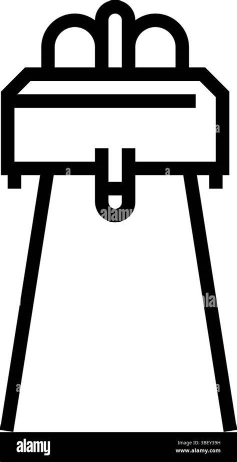 Infrared Sensor Module Line Icon Vector Infrared Sensor Module Sign Isolated Contour Symbol