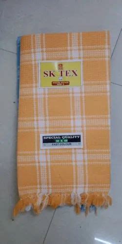 200 Gsm Cotton Gamcha Bath Towel 30x60 Inches At ₹ 100 Piece In Salem Id 24669119933