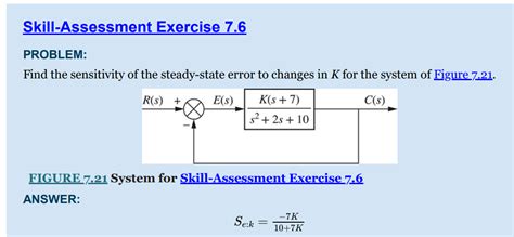 solved skill assessment exercise 7 6 problem find the