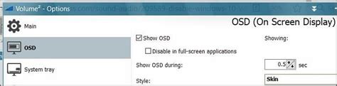 disable windows volume OSD Is Volume² the only solution Page