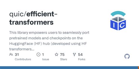github quic efficient transformers this library empowers users to