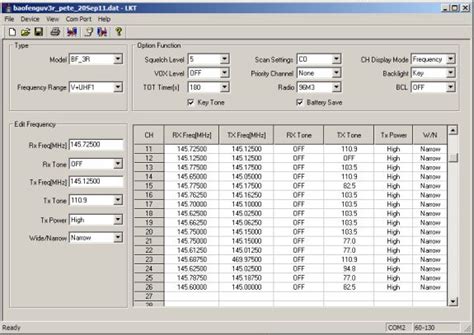 Programming The Baofeng UV R From A PC Essex Ham