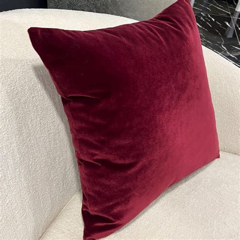 Burgundy Pillows Etsy