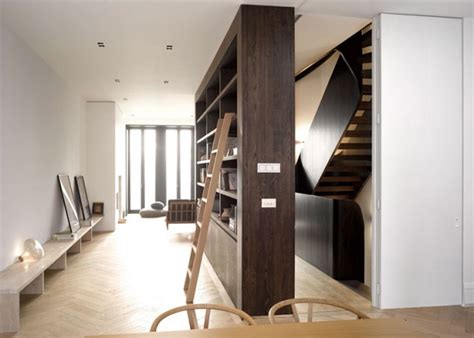 Curvaceous Oak Staircase Ascends Converted Convent By John Smart