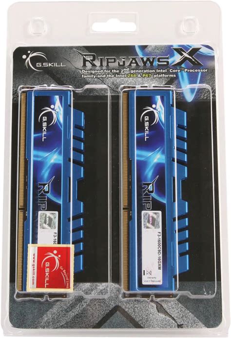 G Skill Ripjaws X Series 16gb 2 X 8gb 240 Pin Pc Ram Ddr3 1600 Pc3