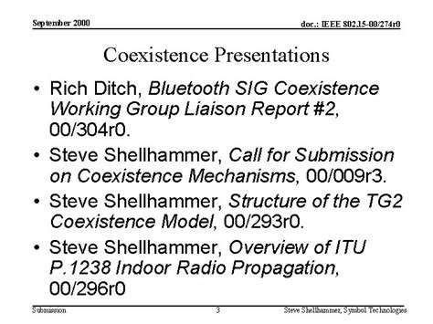 September 2000 Doc Ieee 802 15 00274 R