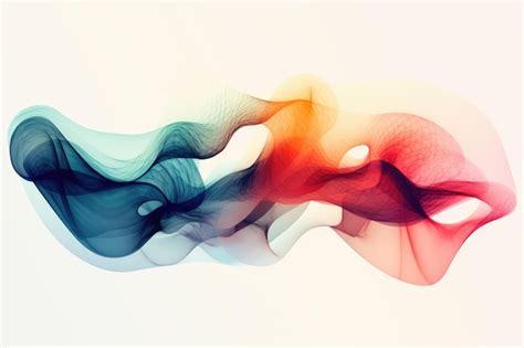 Premium Ai Image Parallel Bezier Curves Like Wave Line Generative Ai