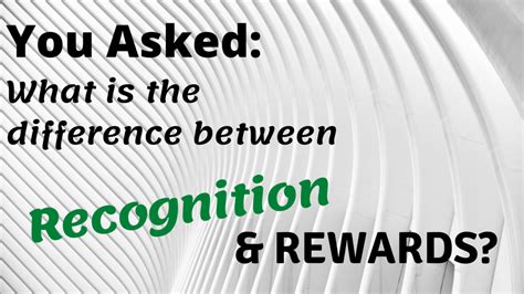 What Is The Difference Between Recognition And Rewards