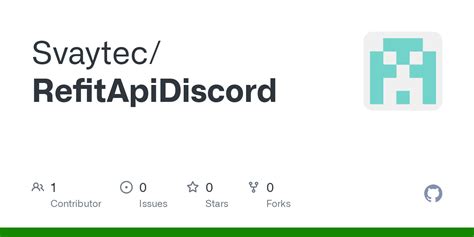 GitHub Svaytec RefitApiDiscord