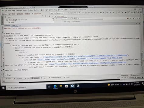 I Have Started Creating A Project In Nativescript Followed The Steps