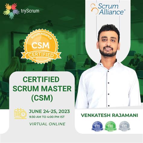 Venkatesh Rajamani On Linkedin Scrum Agile Training