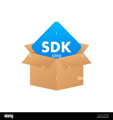 Sdk Software Development Kit Icon Vector Stock Illustration Stock