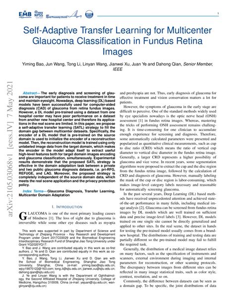 Self Adaptive Transfer Learning For Multicenter Glaucoma Classification In Fundus Retina Images