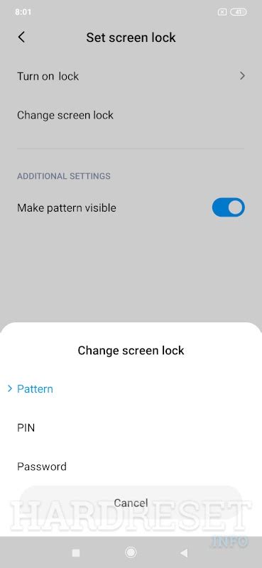 Add Password REDMI Note How To HardReset Info