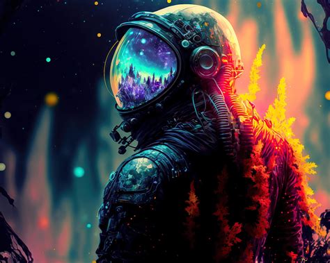 Astronaut Art 4k Wallpaper Download