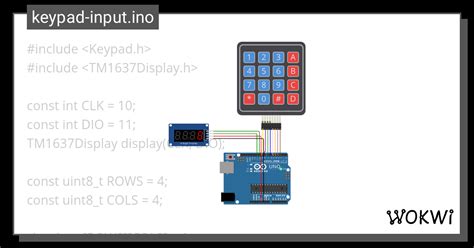 Keypad O Copy Wokwi Esp32 Stm32 Arduino Simulator
