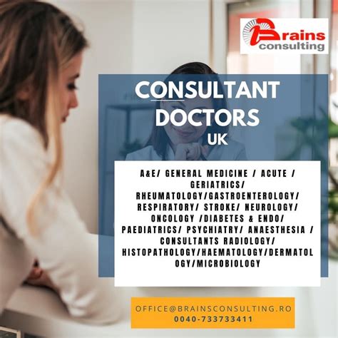 Brains Consulting On Linkedin Brains Consulting Is Recruiting Consultant Doctors Uk In Nhs