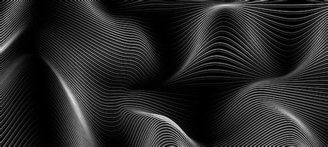 Premium Vector 3d Vector Wave Lines Pattern Smooth Curve Flowing Dynamic White Light Isolated