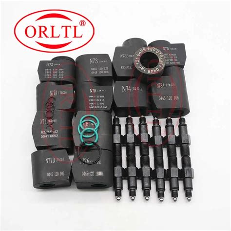 Orlt 디젤 엔진 커먼 레일 인젝터 수리 도구 범용 해체 프레임 연료 분사 클램프 12 개fuel Injector