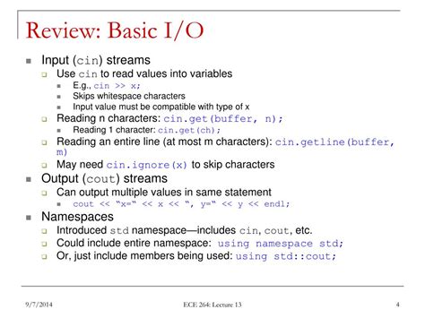 Ppt Ece 264 Object Oriented Software Development Powerpoint