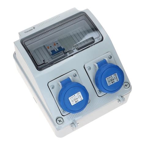 Wandverdeelkast Ip67 Beveiligd 2x Cee 16a 3p