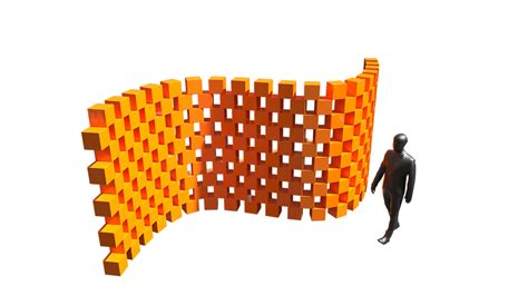 Parametric Brick Wall Array With Spacing From Base Curve Rhino Grasshopper Script Algorithm Download