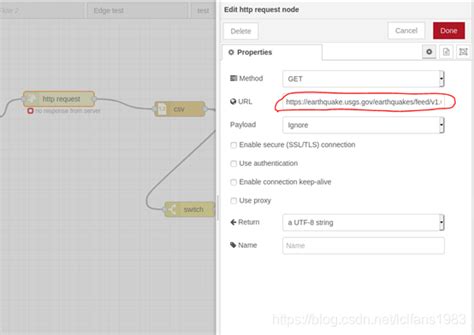 Node Red 安装和使用实例node Red Go 服务端 Csdn博客