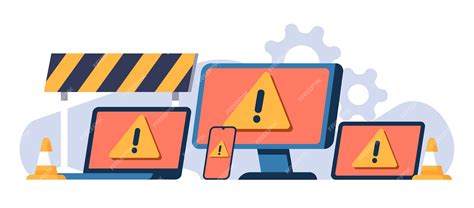 premium vector operating system program error icon on different