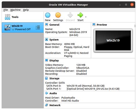 Ubuntu 2004 Lts Virtualbox Create Virtual Machines Gui Server