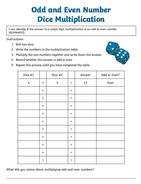 Odd Even Numbers YEAR