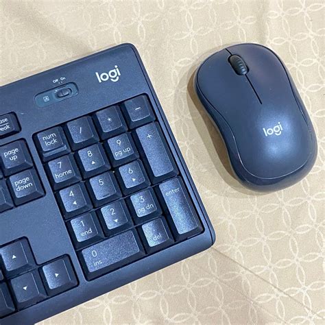 Logitech Wireless Silent Keyboard Mouse Black Elektronik Bagian Komputer And Aksesoris Di