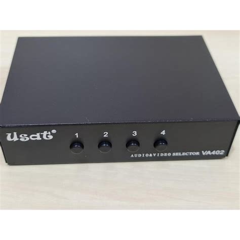 Jual Av Selektor Shibei Rca Switcher 4 Input And 2 Output Body Besi