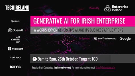 techireland on linkedin generativeai techworkshop aiinnovation