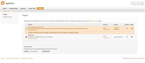 Issues In Openfire Version 5 Openfire Plugins Ignite Realtime